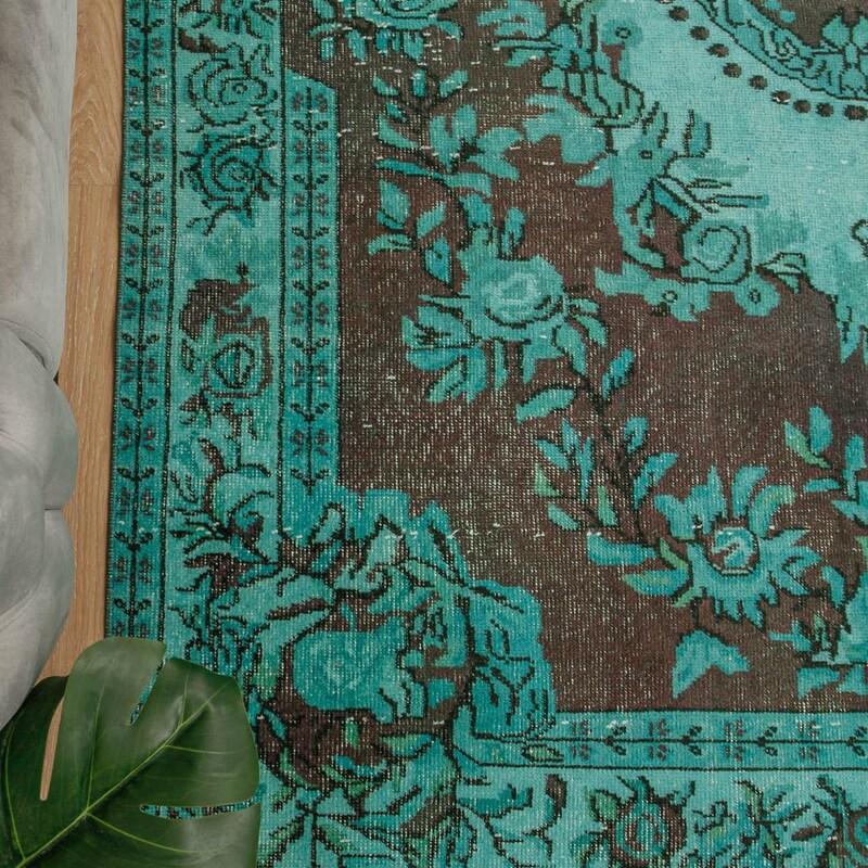 Turquoise Rug - Etsy