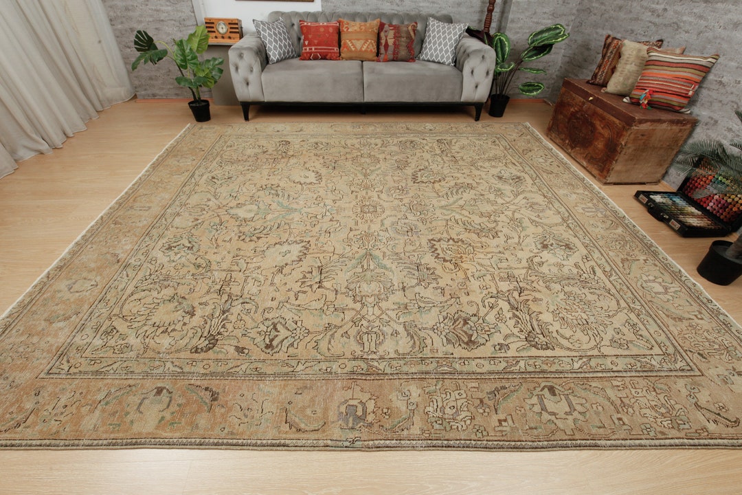 10 X 11 Rug for Living Room Home Decor Rug Handmade Rug - Etsy