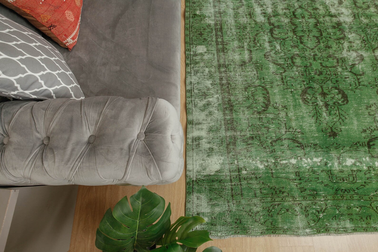 6x10 Green Rug for Living Room Oriental Hand Woven Rug - Etsy