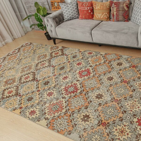 Geometric Rug - Etsy