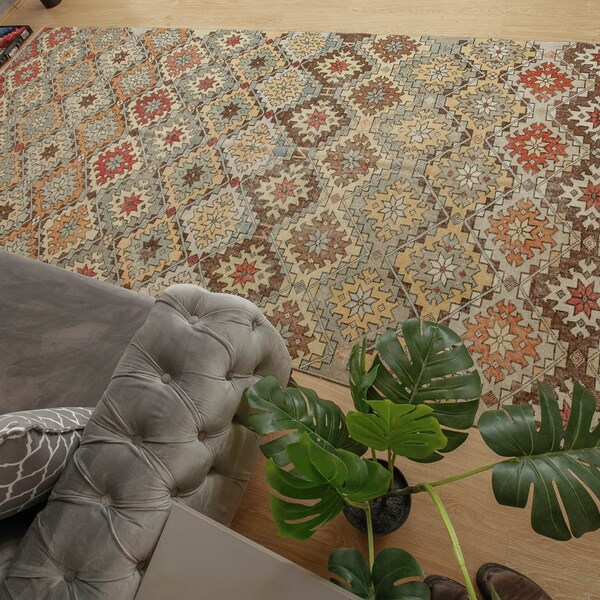 Geometric Rug - Etsy