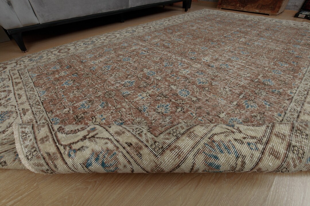 6x10 Rug for Living Room Rug, Boho Handmade Rug , 6'2 X 9'8 Area Rugs ...