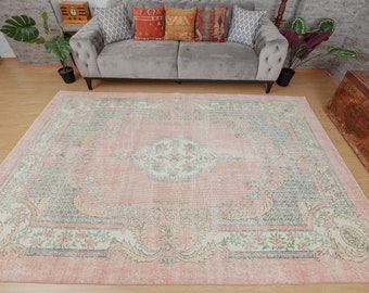 Muted Green Rug - Etsy