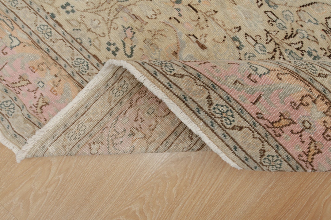 7x11 Hand Woven Rug, Rug for Living Room, Area Rug, 7'3 X 10'10 Retro ...