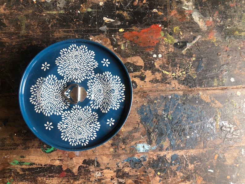 Hand Painted Masala Dabba Spice Tin Spice Dabba Beautiful - Etsy