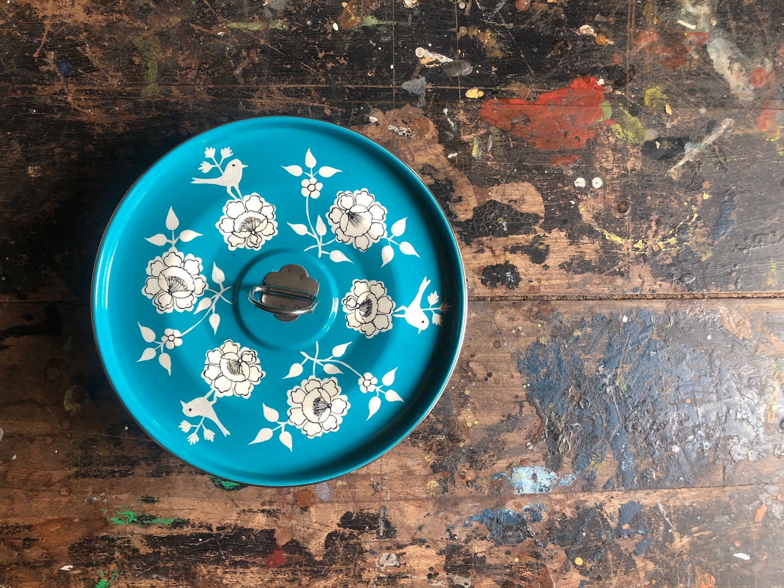 Hand Painted Masala Dabba Spice Tin Spice Dabba Beautiful - Etsy