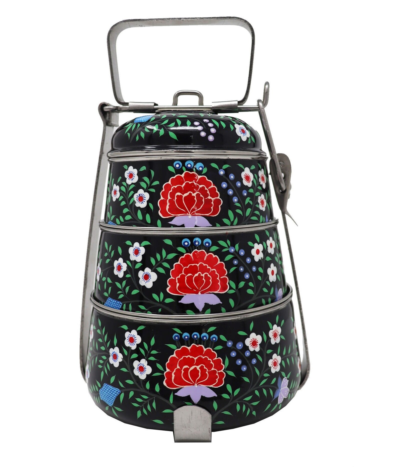 Traditional Indian Tiffin Box Eco Lunchbox Compartment - Etsy