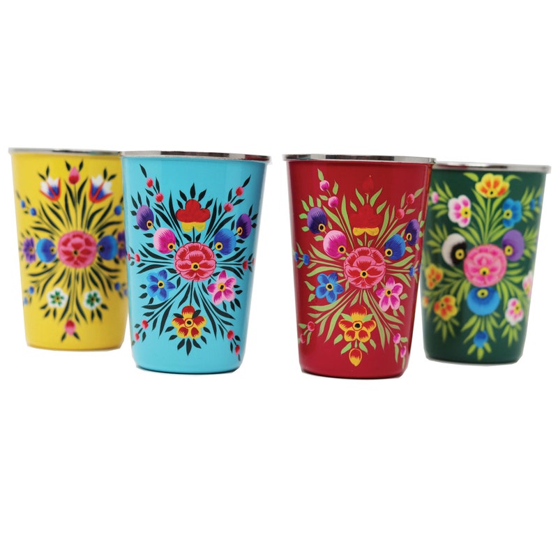 Hand Painted Cups - Etsy