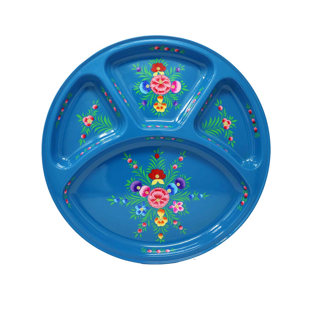 Divider Plate,picnic Plates, Outdoor Plates, Picnic Plate Set, Steel ...