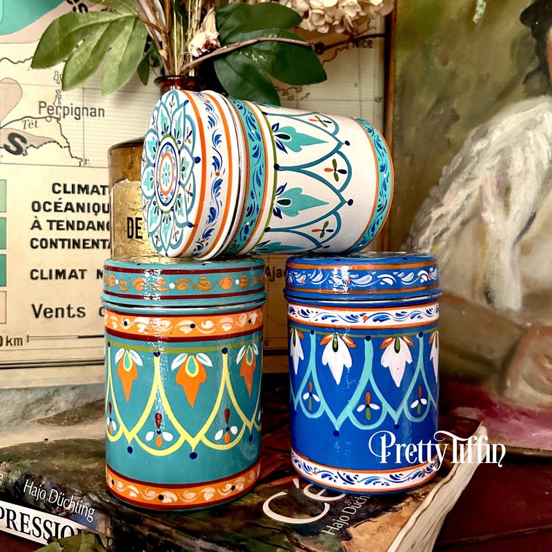 Tea & Coffee Caddies - Etsy UK