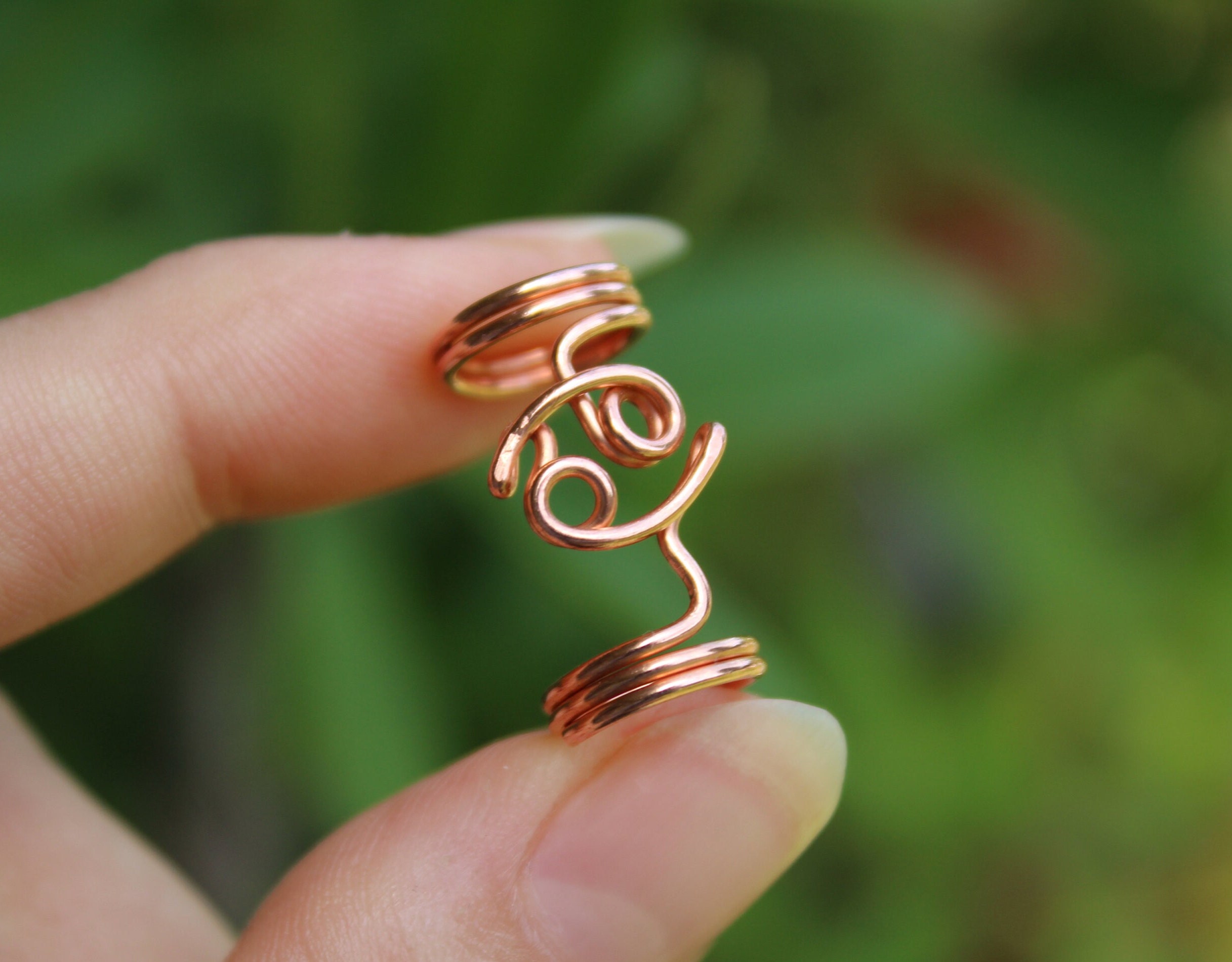 Cancer Zodiac Sign Copper Braid & Loc Jewelry, Astrology Symbol ...