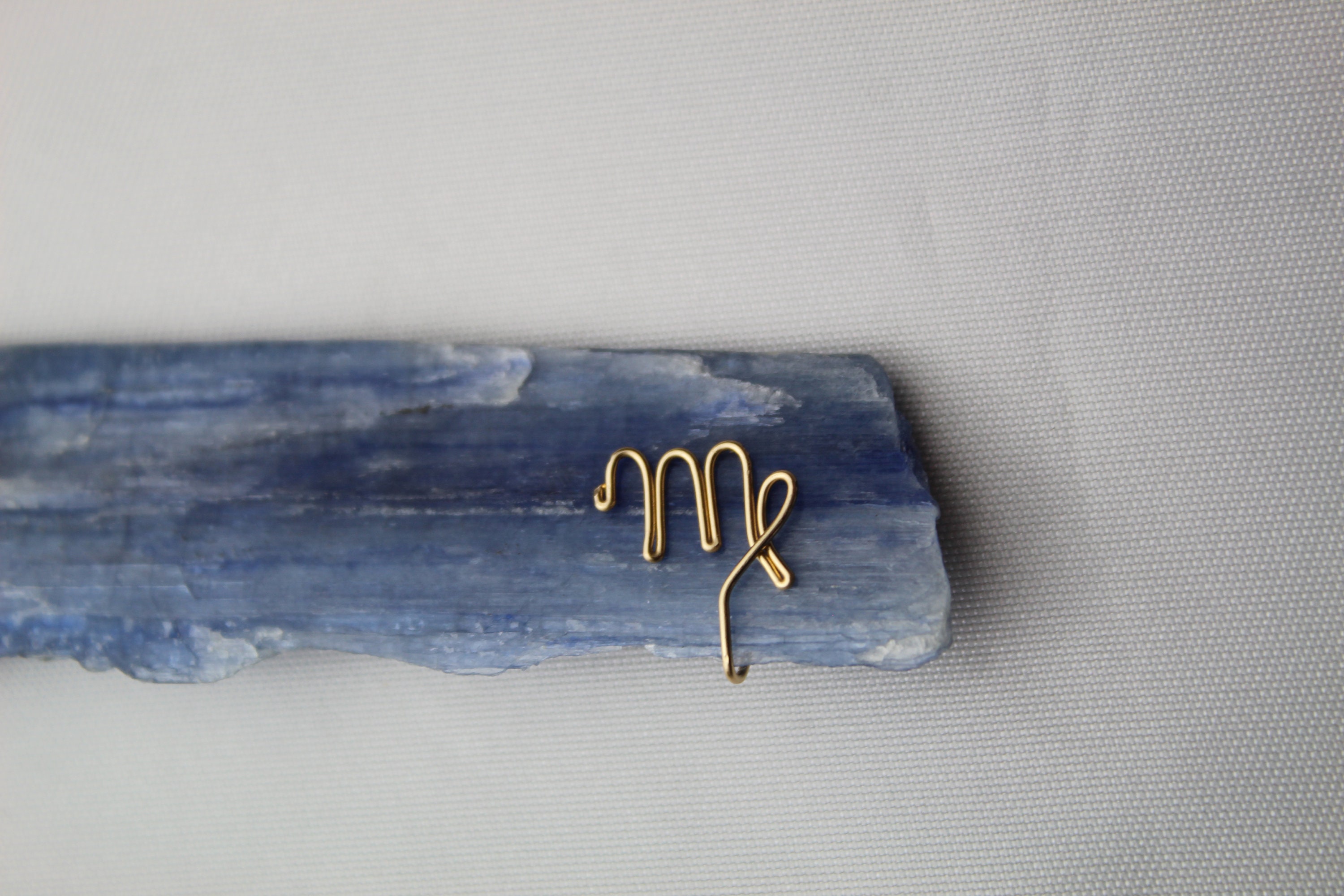 Virgo Zodiac Sign 14k Gold Nose Cuff No Piercing Needed Nose | Etsy