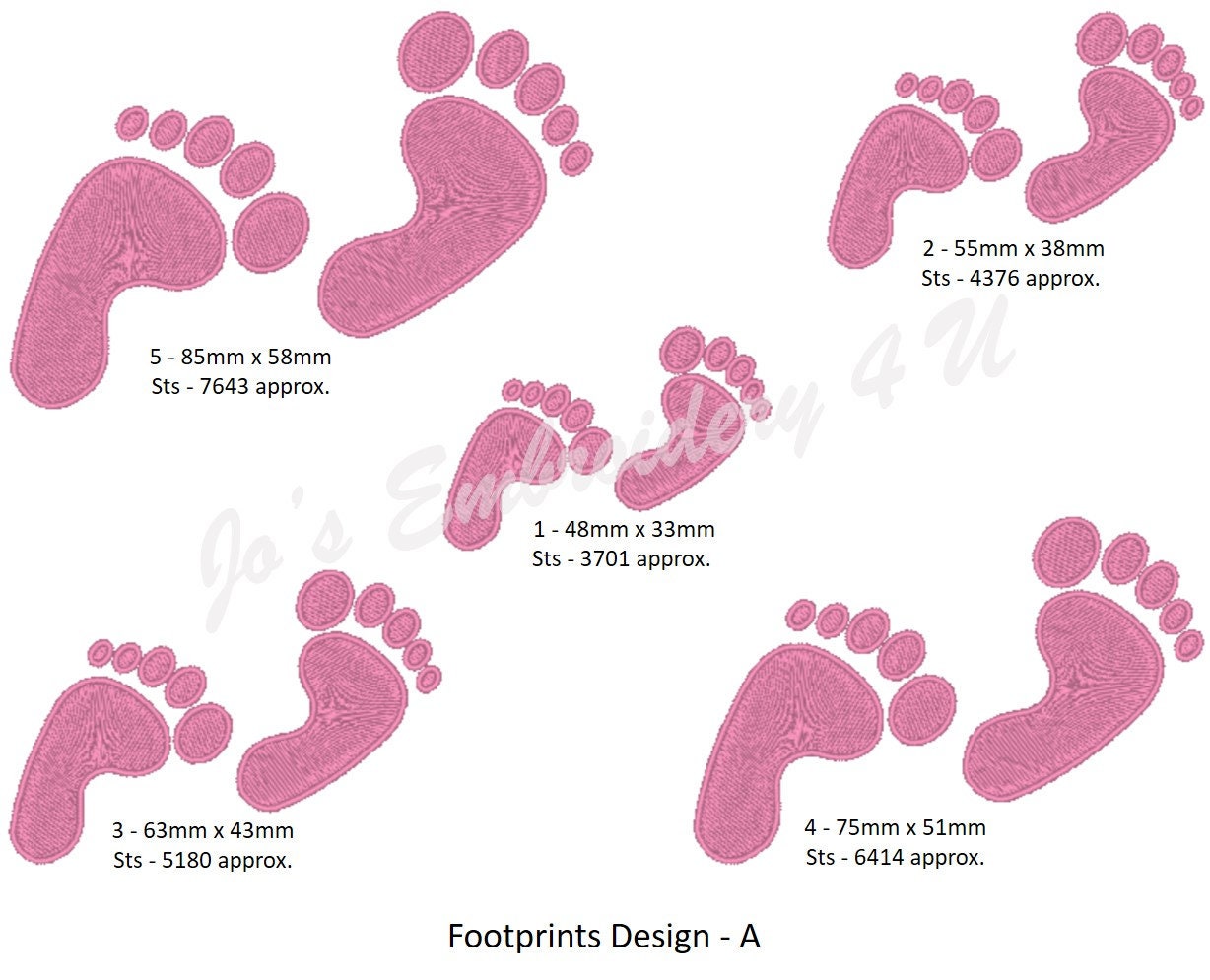 Baby's / Kids / Childs Footprints / Feet Machine - Etsy