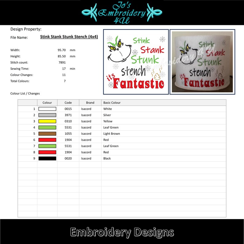 Grinch Christmas Toilet Roll Cover Designs - 4 Embroidery Designs ...