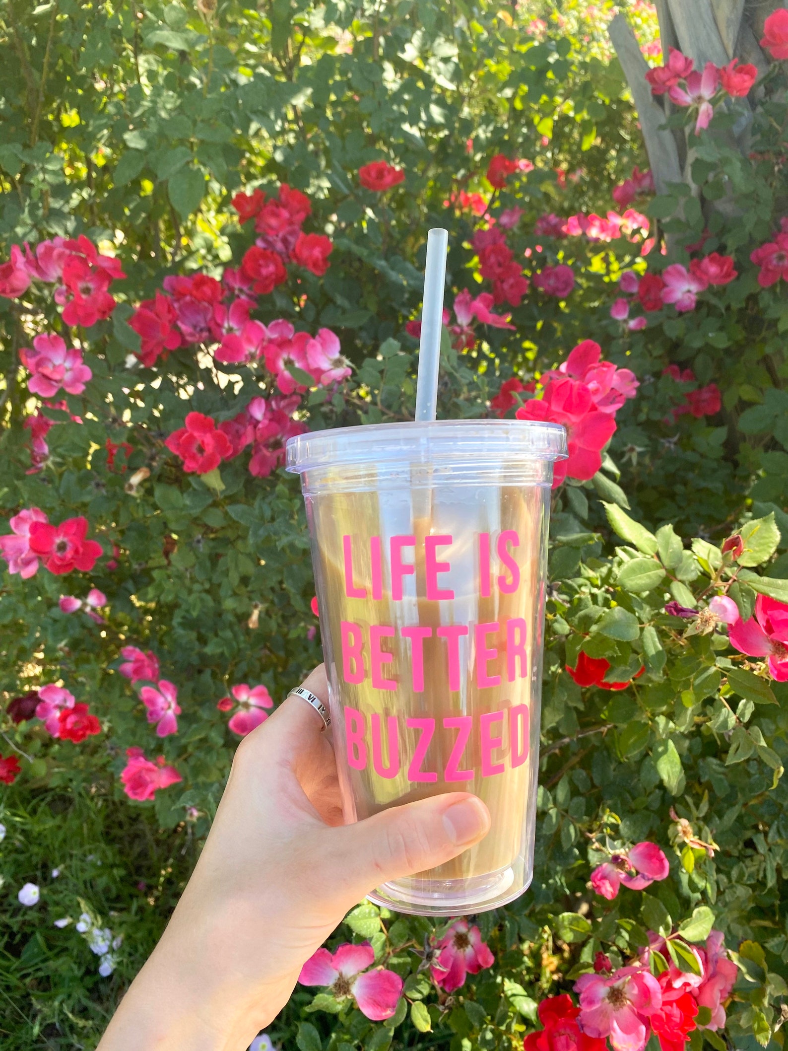 Life is Better Buzzed Coffee / Tea Tumbler Cup - Etsy