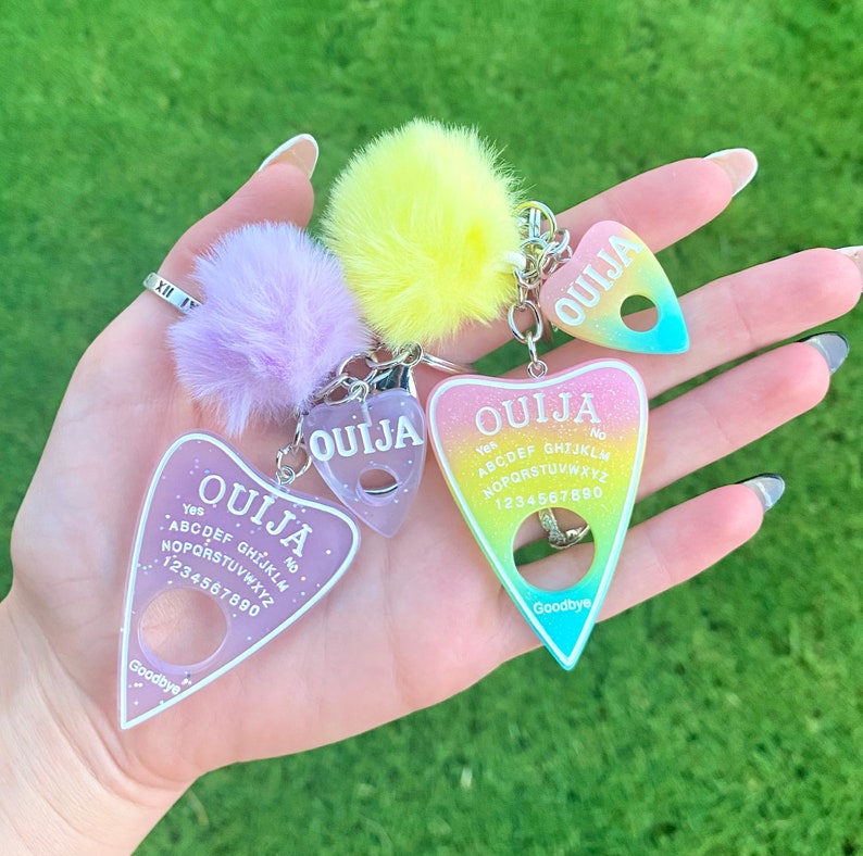 Ouija Board Keychain Cute Keychain Keychain Fun - Etsy