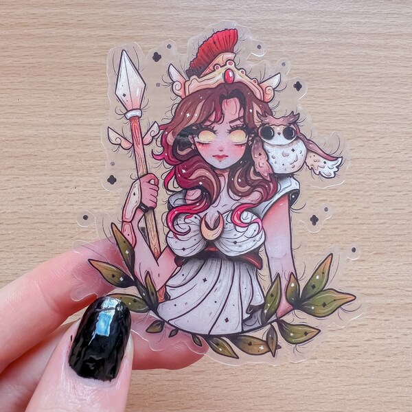 Athena Sticker Greek - Etsy