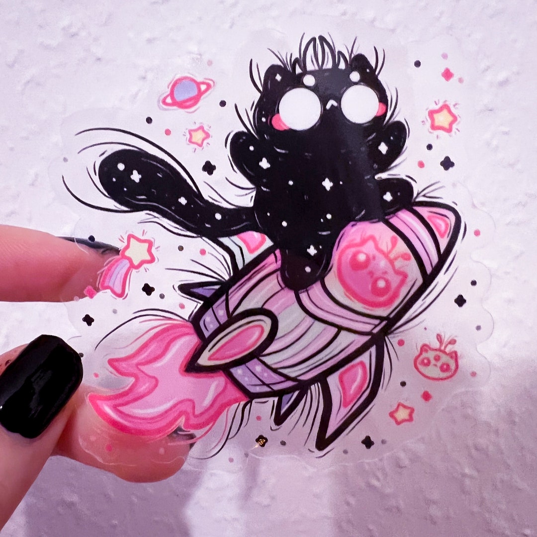 Nox With Rocket Transparent Sticker - Etsy