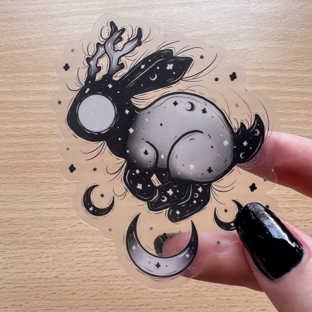 Jackalope Transparenter Sticker - Etsy