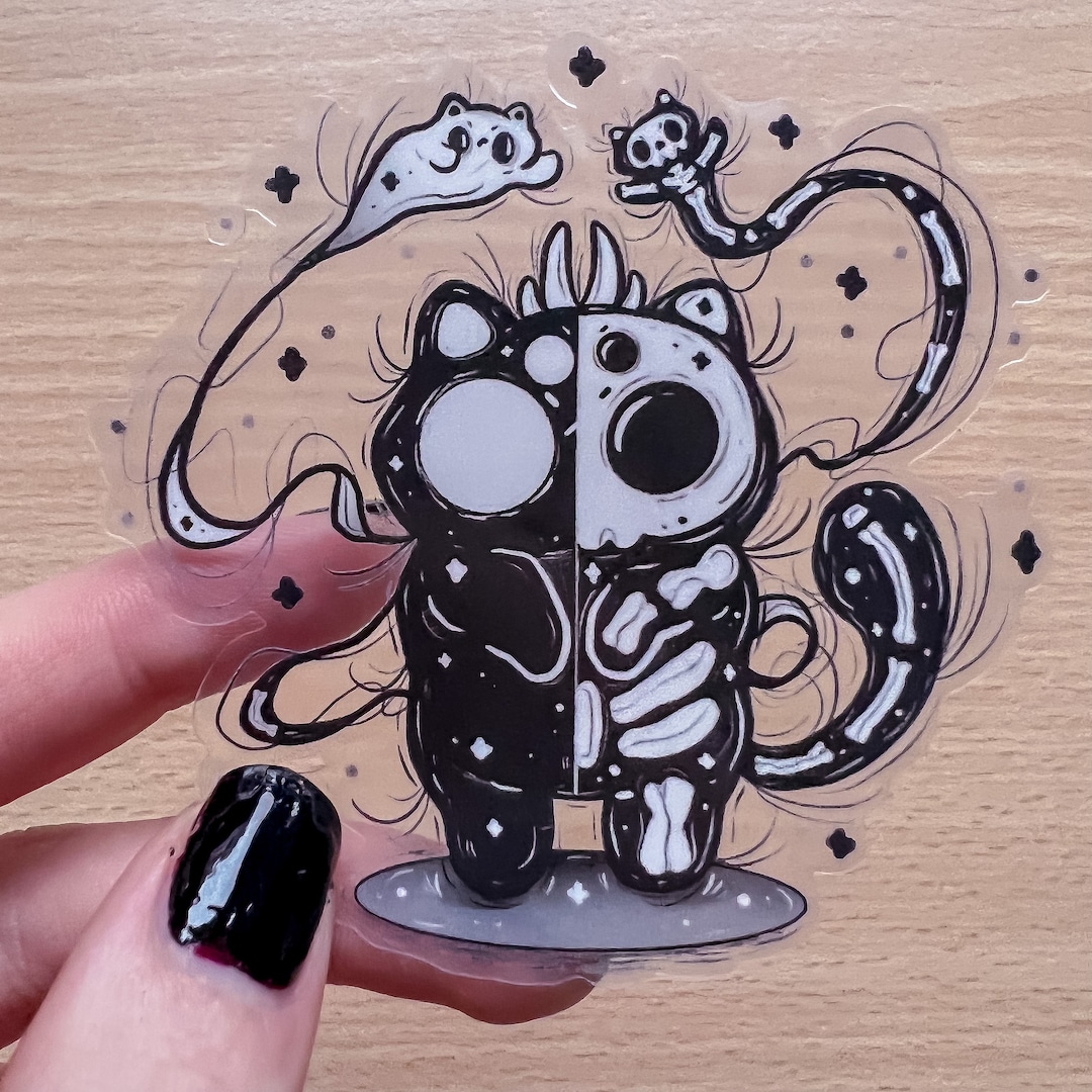 Nox Halber Untoter Transparenter Sticker - Etsy