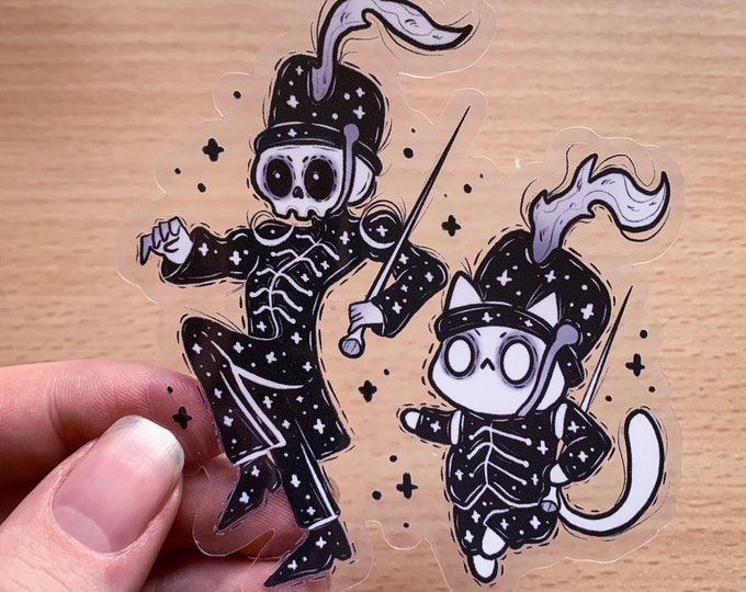Cat Parade Transparent Sticker - Etsy