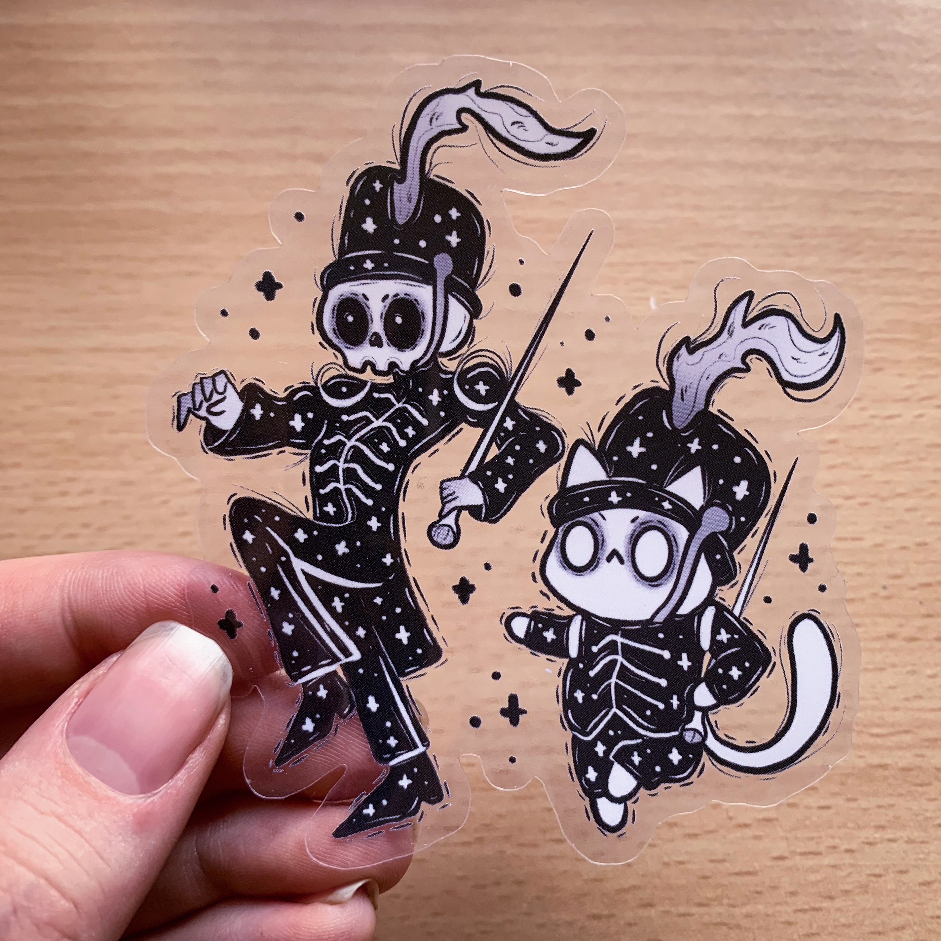 Cat Parade Transparent Sticker | Etsy