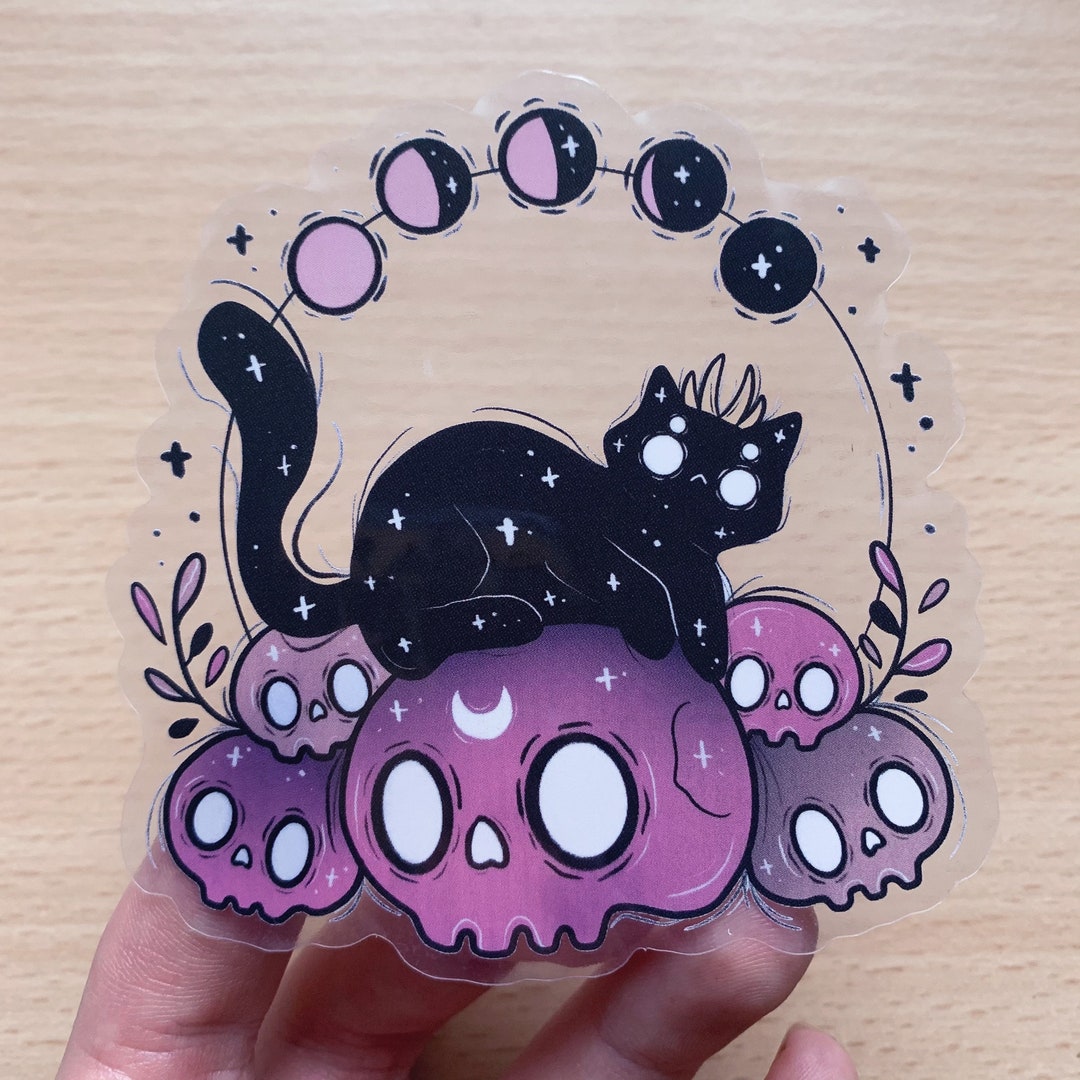 Nox With Skulls Transparent Sticker - Etsy