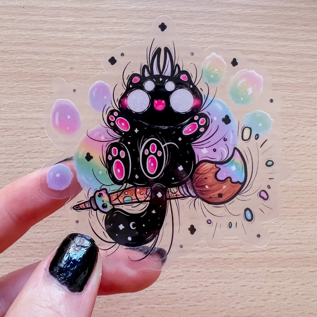 Nox With Paint Brush Transparent Sticker - Etsy
