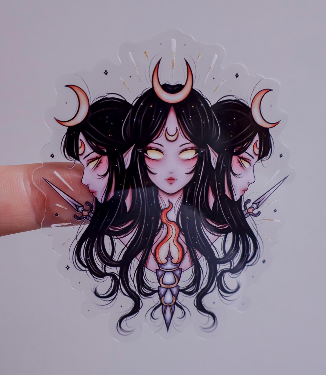 Hecate Transparenter Sticker - Etsy