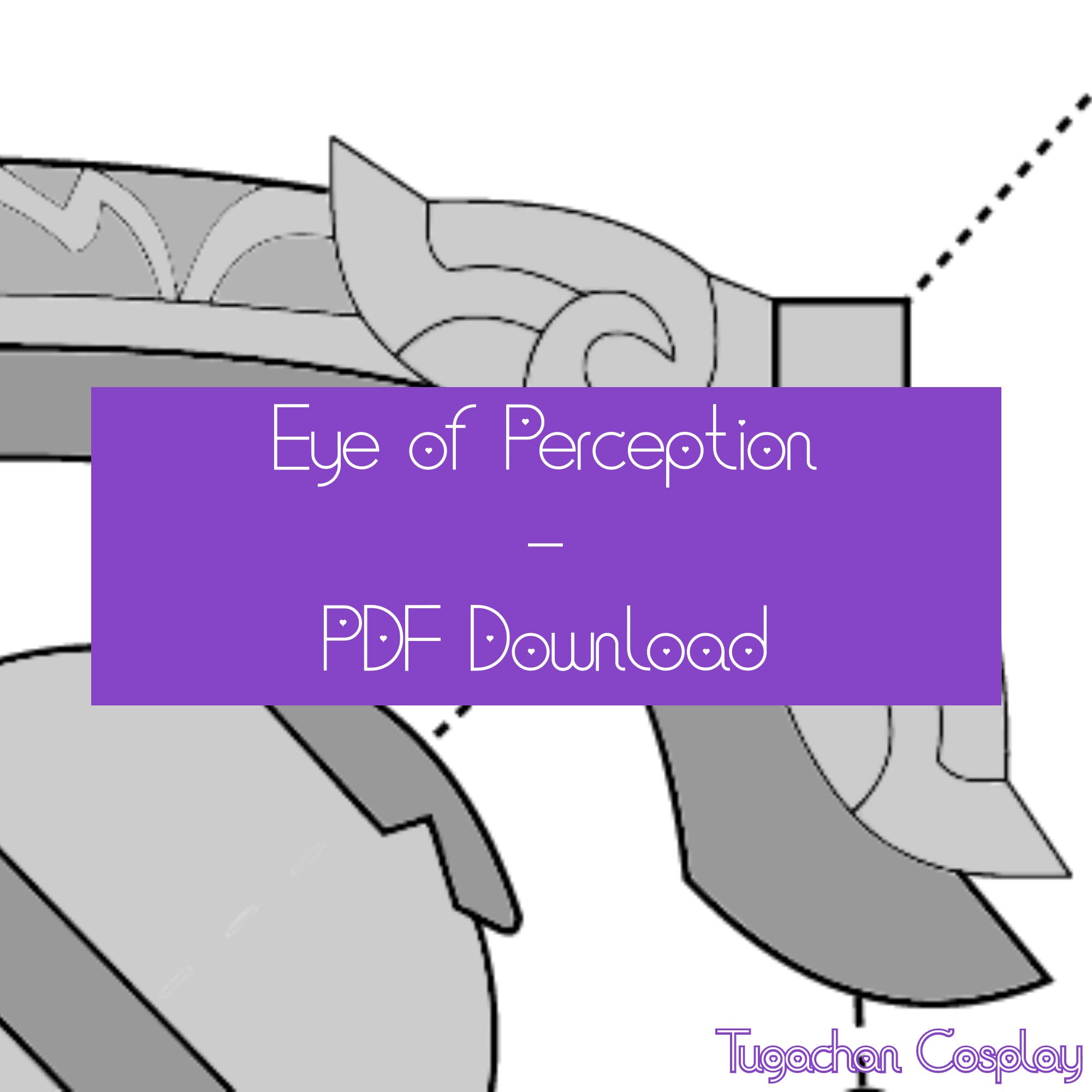 Genshin Impact Eye of Perception Catalyst PDF Blueprint - Etsy