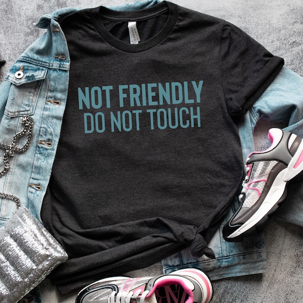 Not Friendly Do Not Touch Sleeve - Etsy