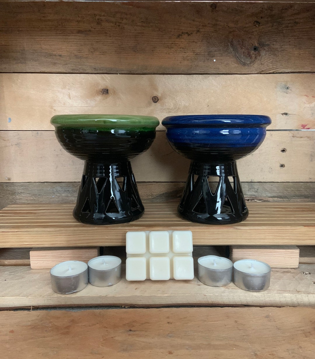 Deep Bowl Wax Burner Including a Homemade Clamshell Wax Melt - Etsy Ireland