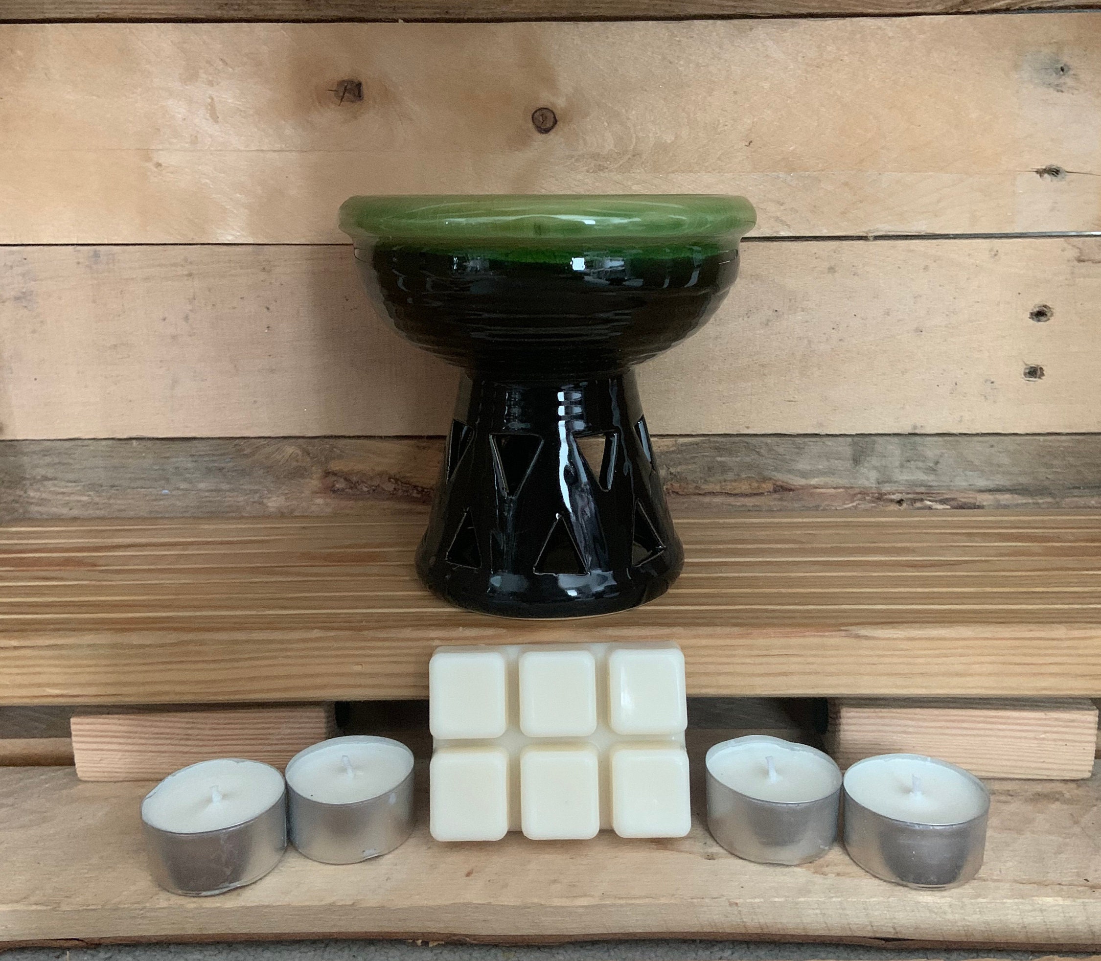 Deep Bowl Wax Burner Including a Homemade Clamshell Wax Melt - Etsy Ireland