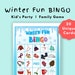 Fun Park Bingo and Match Game Theme Park Bingo Kid's Party Game Family ...