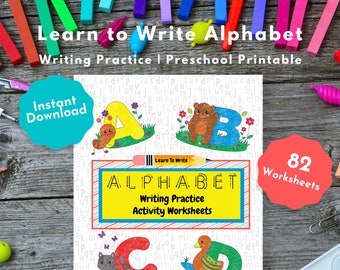 Handwriting Practice Letters Aa-zz Worksheets Printable Alphabet ...