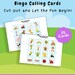 Barnyard Bingo and Match Game | Kid's Party Game | Family Activity | 20 ...