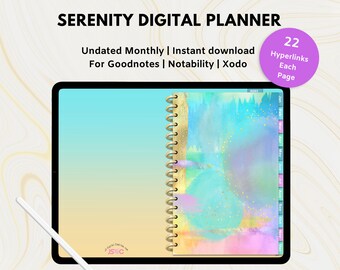 Pastel DIY Digital Planner by Bodaciousudigitals for Goodnotes, Xodo ...