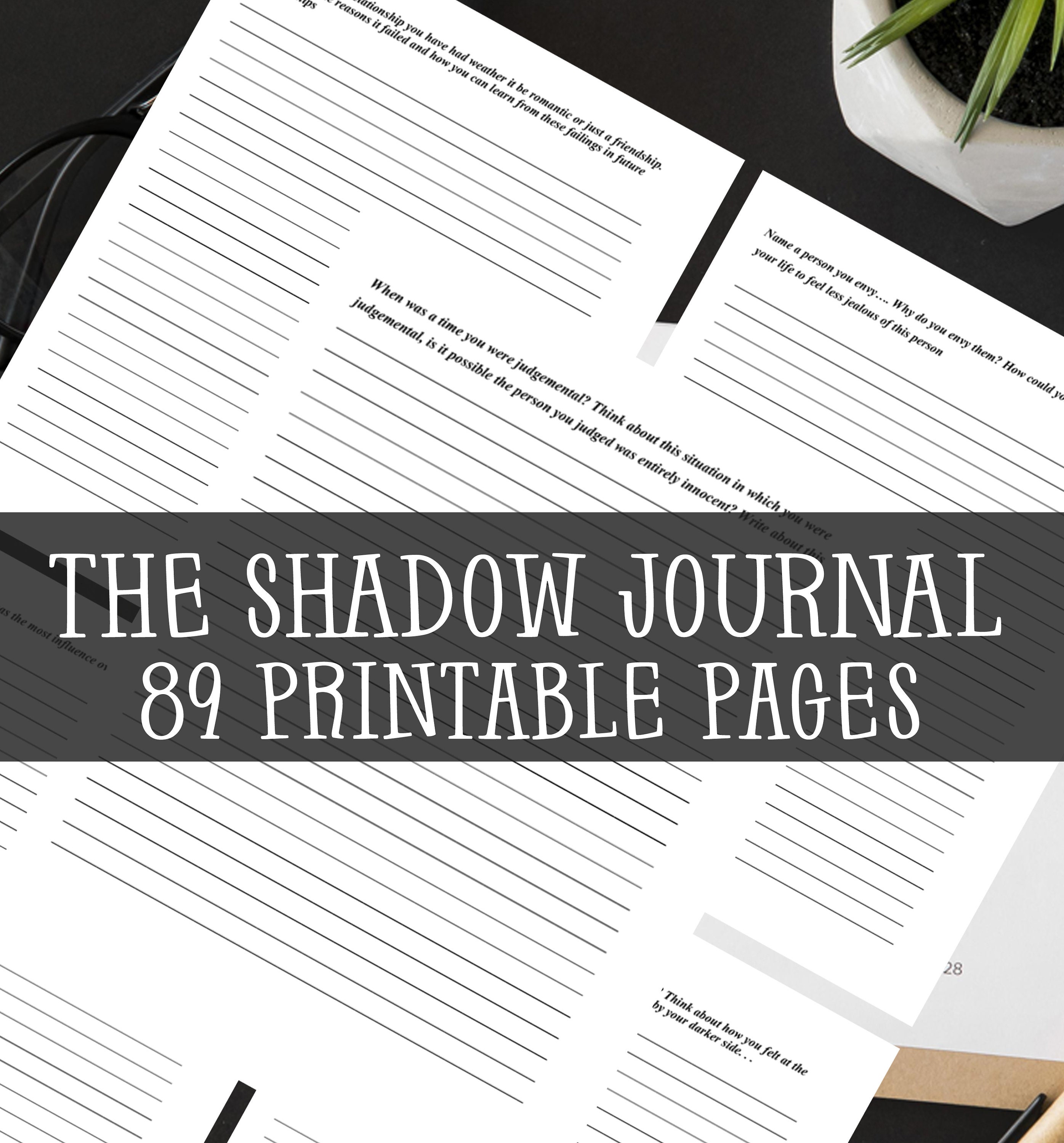 Shadow Work Journal Page | Enlightenment Journal | Shadow Work Guide ...