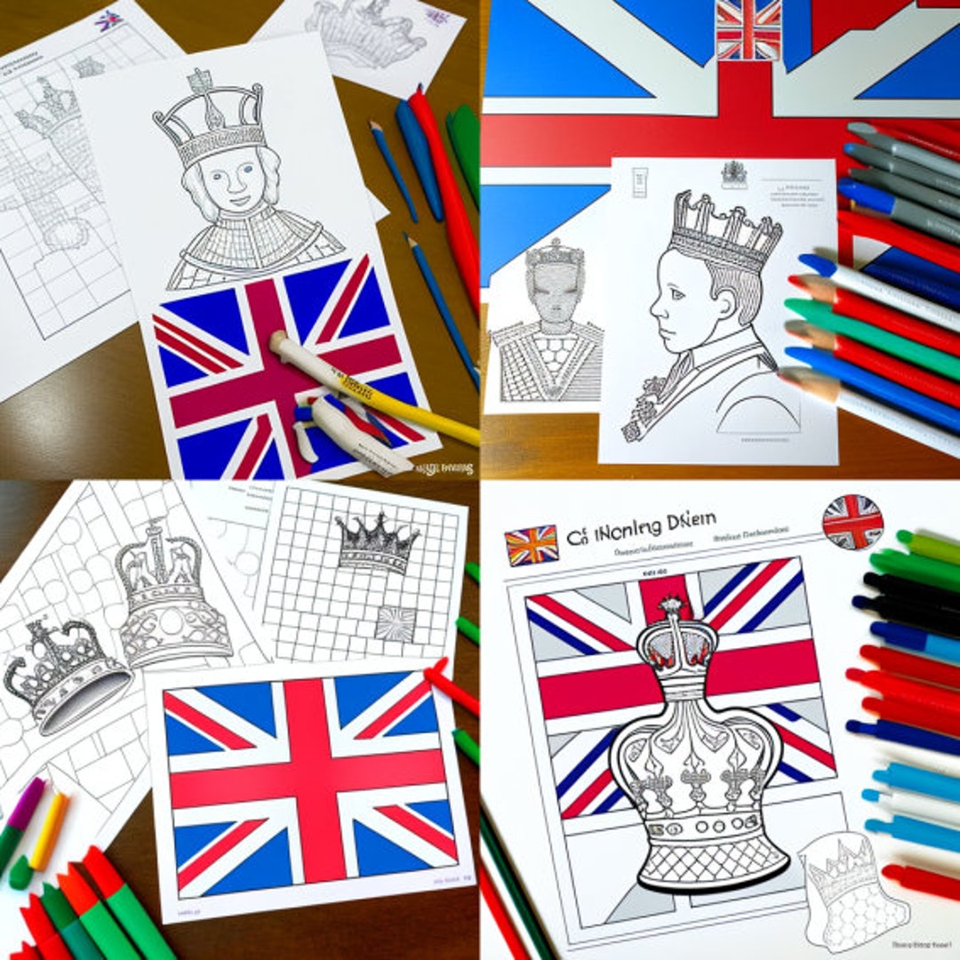 Kings Coronation Kids Activities Instant Download 30 Fun Pages for Kids ...