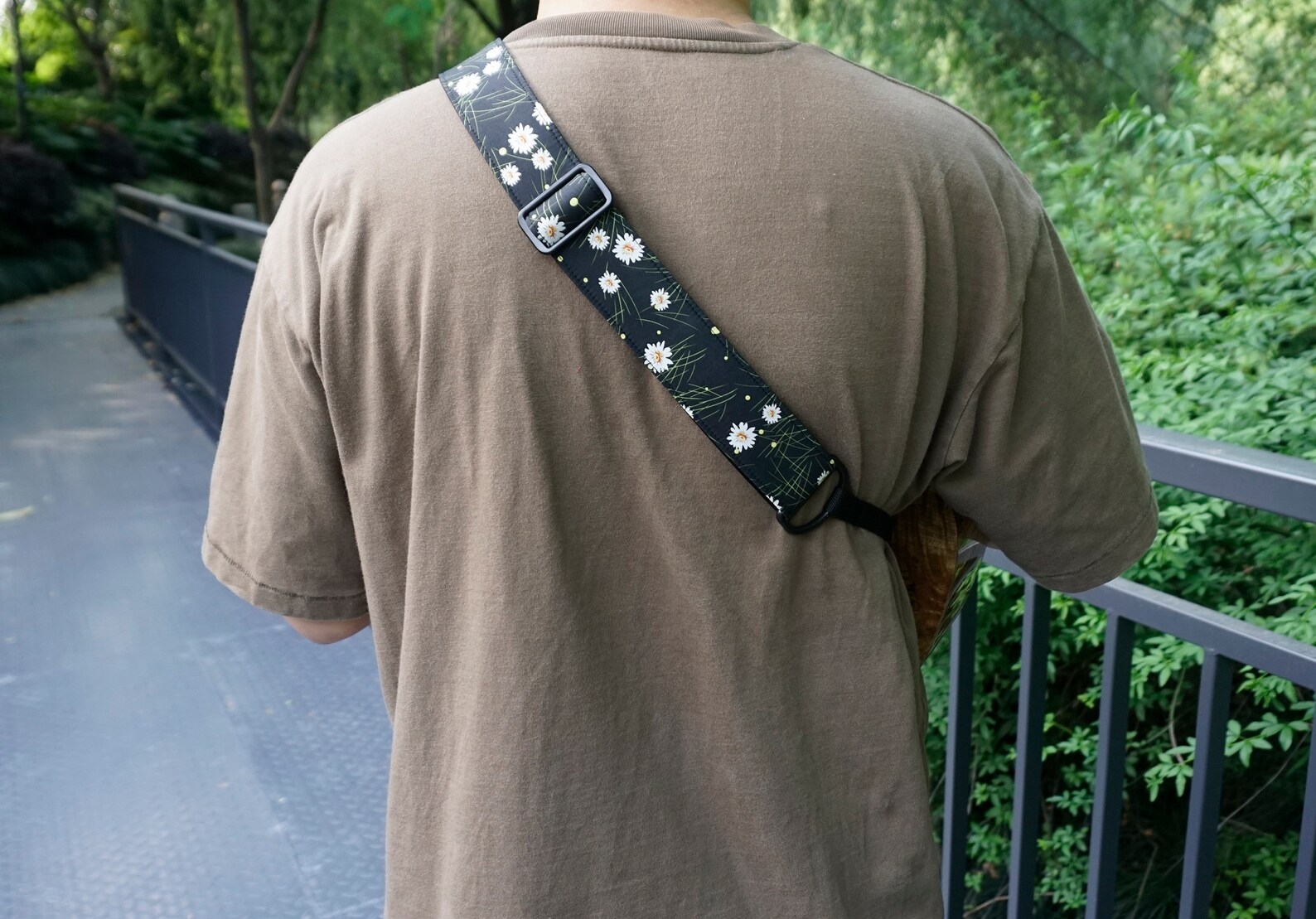 White Daisy Floral Clip-on Ukulele Hook Strap No Button No - Etsy