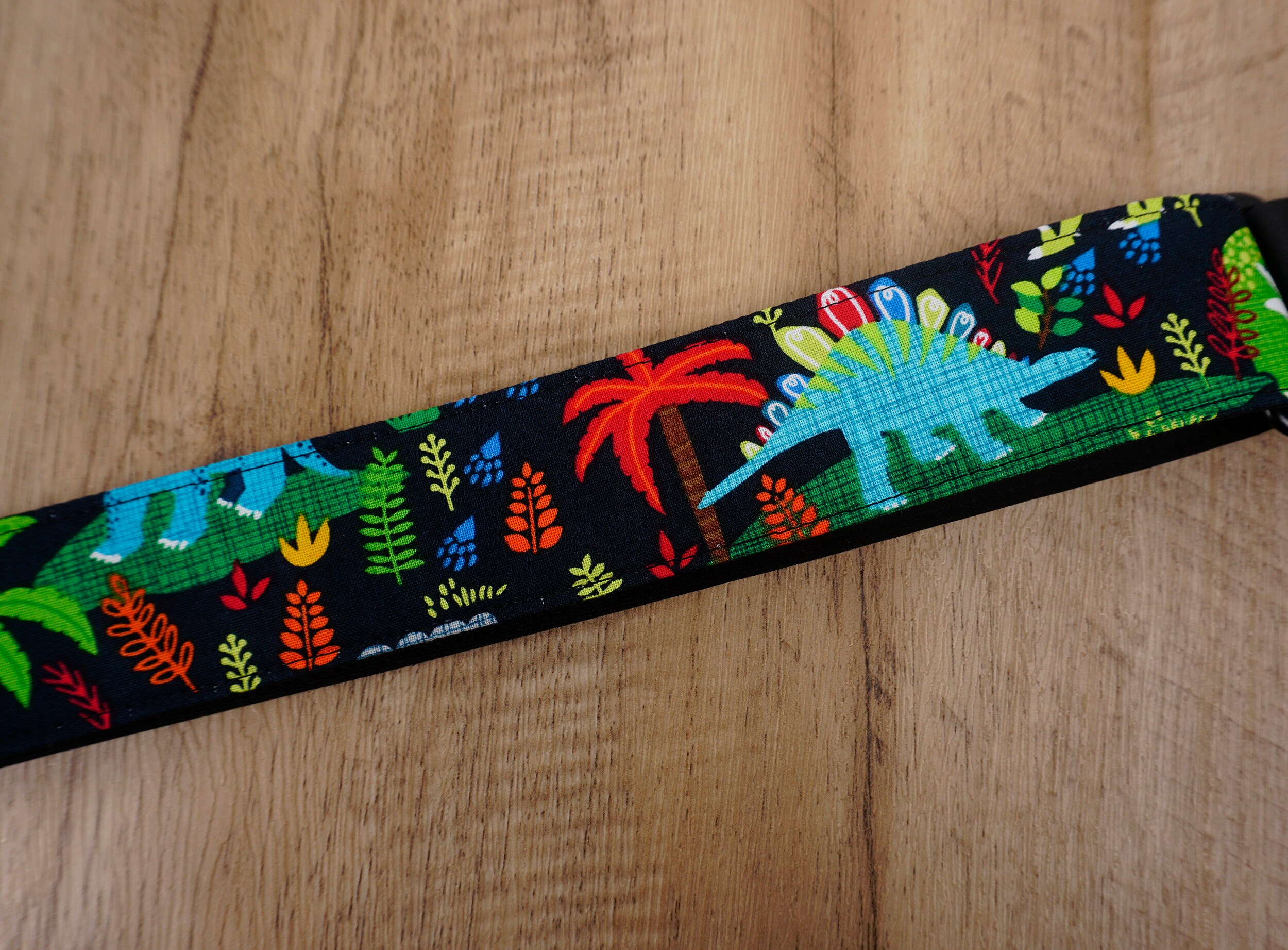 Personalized Jungle and Dinosaur Ukulele Strap With Leather - Etsy