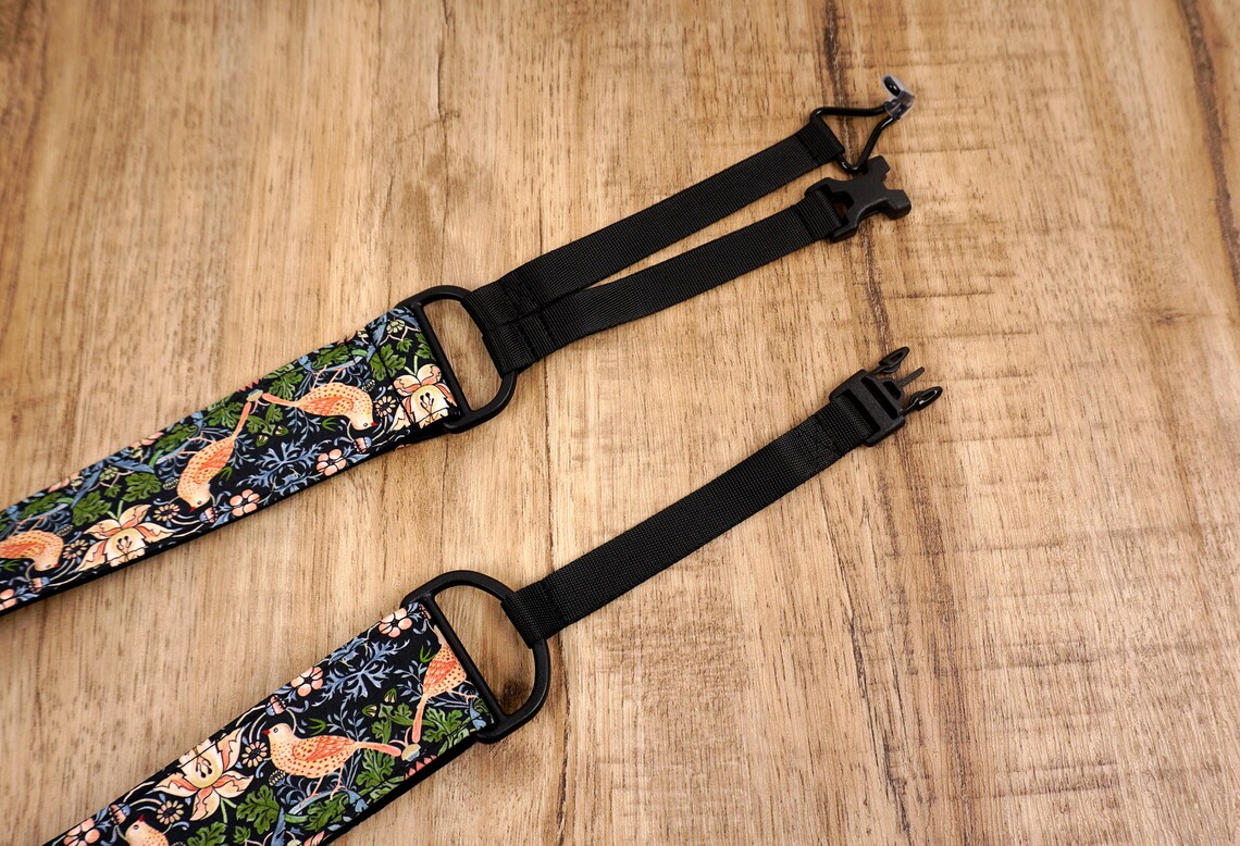 Yellow Bird Clip-on Ukulele Hook Strap Vintage Ukulele Strap - Etsy