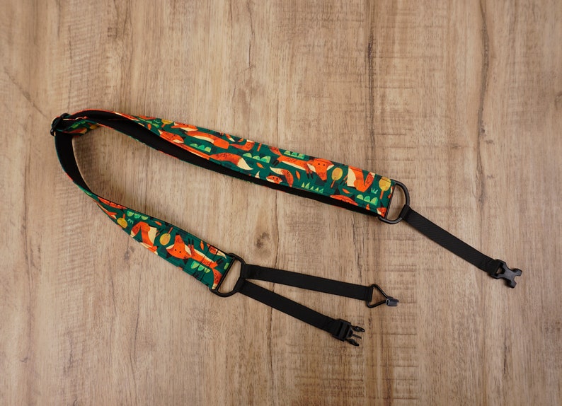 Red Fox Clip on Ukulele Hook Strap With No Drill No Button - Etsy