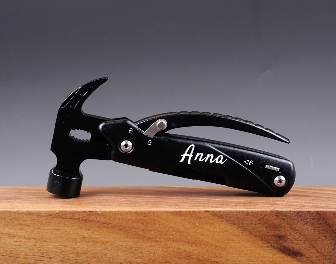 Personalized Engraved Multi Tool Hammer Gifts for Groomsman Husband Dad ...