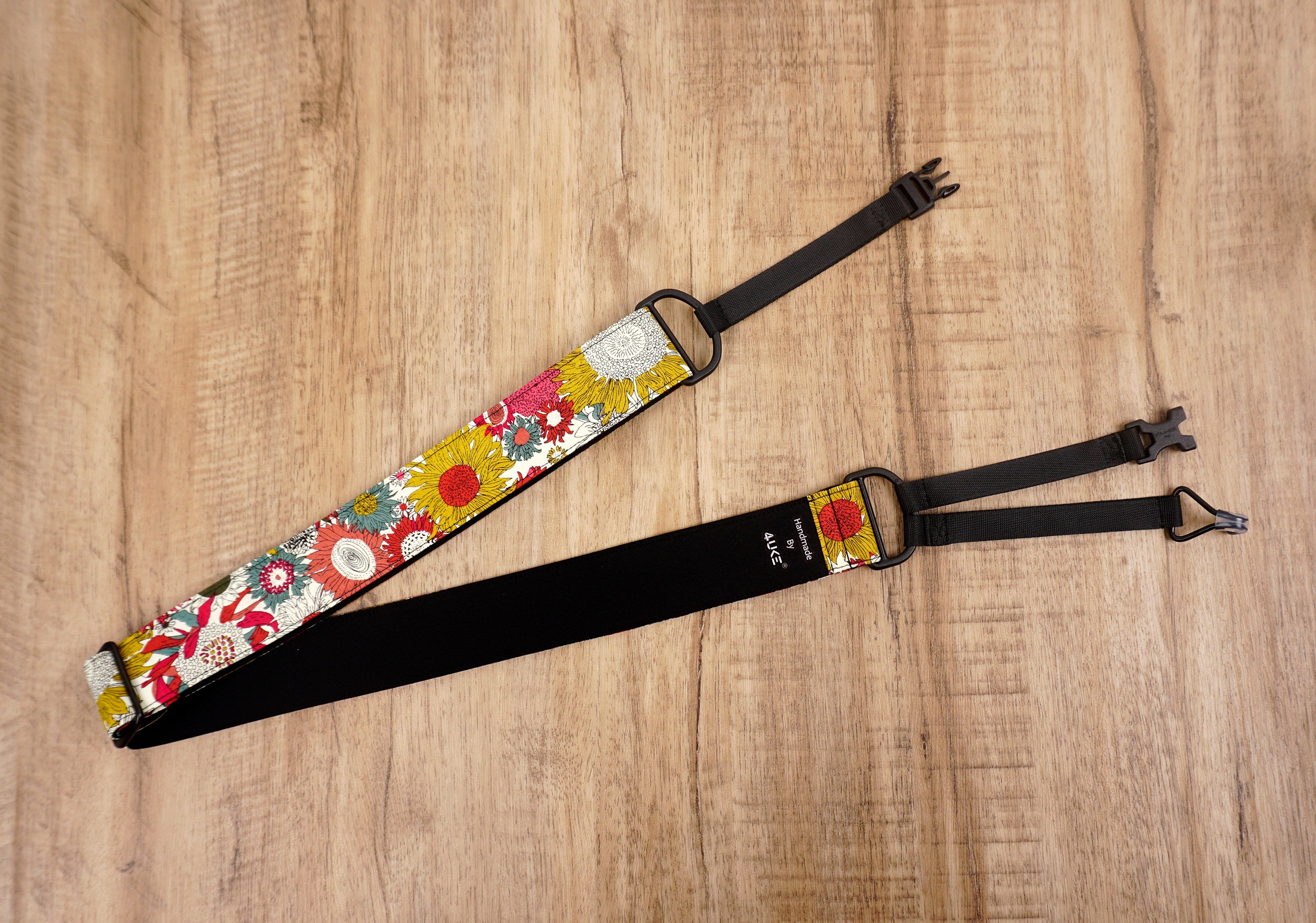 Sunflower Clip-on Ukulele Hook Strap No Button No Drill - Etsy