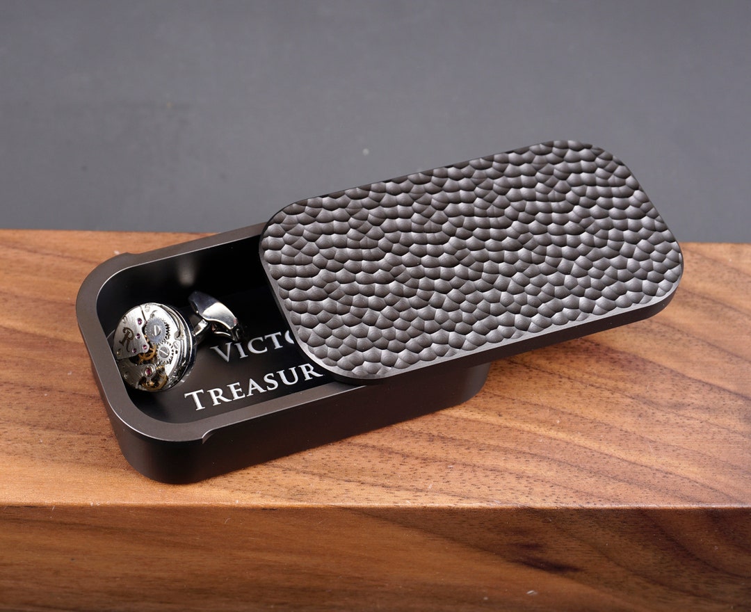 Personalized EDC Aluminum Slide Top Storage Box - Etsy