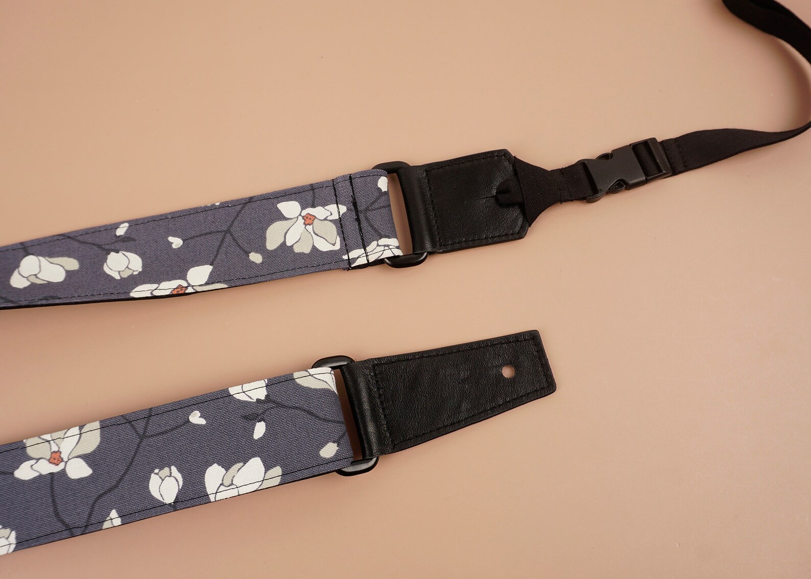 Personalized Magnolia Flower Ukulele Shoulder Strap With - Etsy