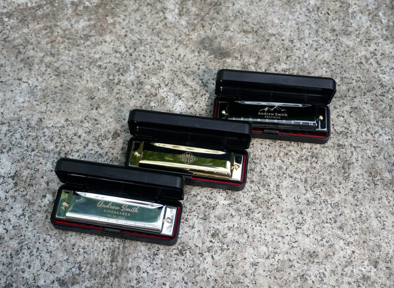 Personalized Stainless Steel Diatonic Harmonica 10 Holes C - Etsy