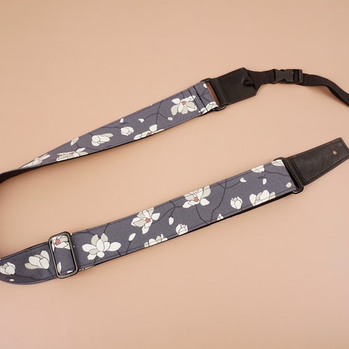 Personalized Daisy Ukulele Strap With Leather Ends Floral - Etsy