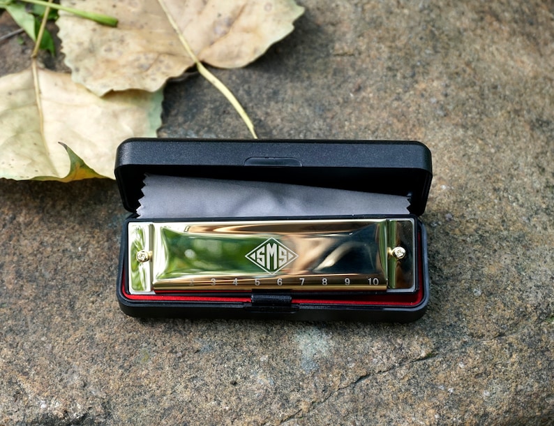 Personalized Stainless Steel Diatonic Harmonica 10 Holes C - Etsy